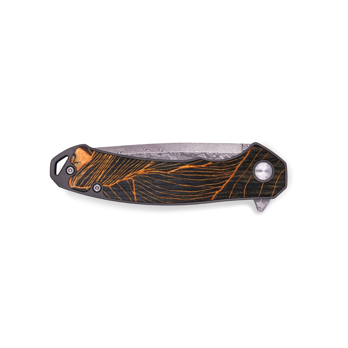 EDC Wood+Resin Pocket Knife - Noelia (Lava, 625974) – Carved Knives