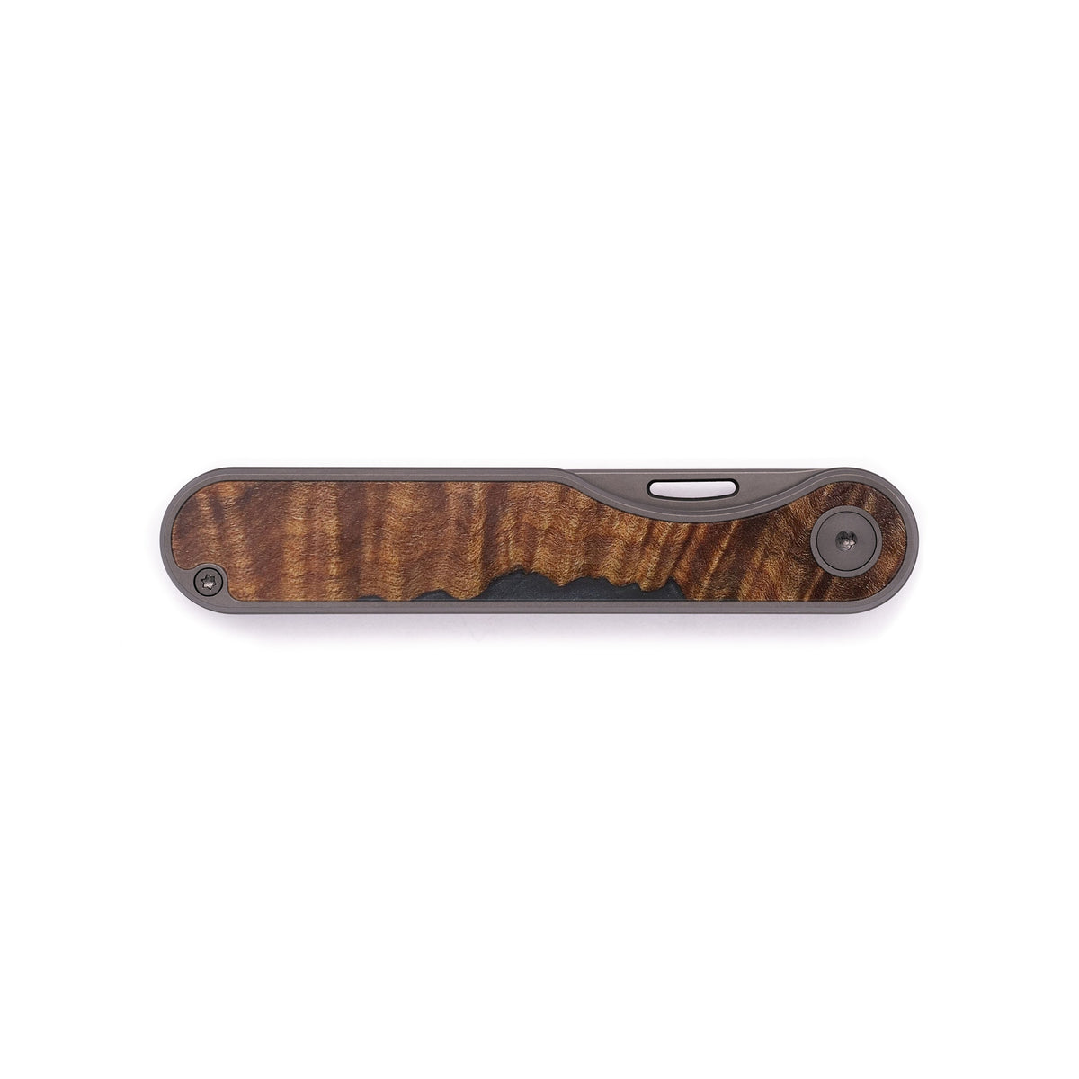 Minimalist Wood+Resin Pocket Knife - Man (Pure Black, 605161) – Carved ...