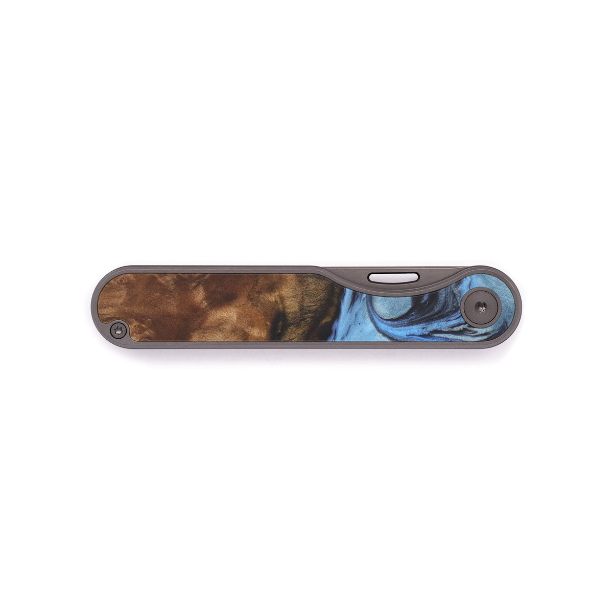 Minimalist Wood+Resin Pocket Knife - Rolf (Dark Blue, 588241) – Carved ...