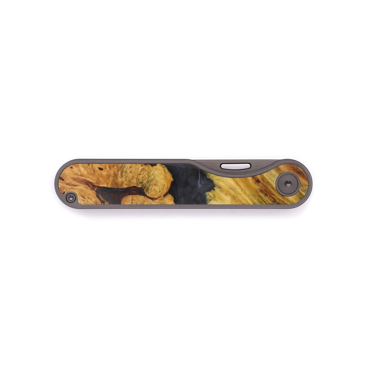 Minimalist Wood+Resin Pocket Knife - Elinor (Mosaic, 600910) – Carved ...