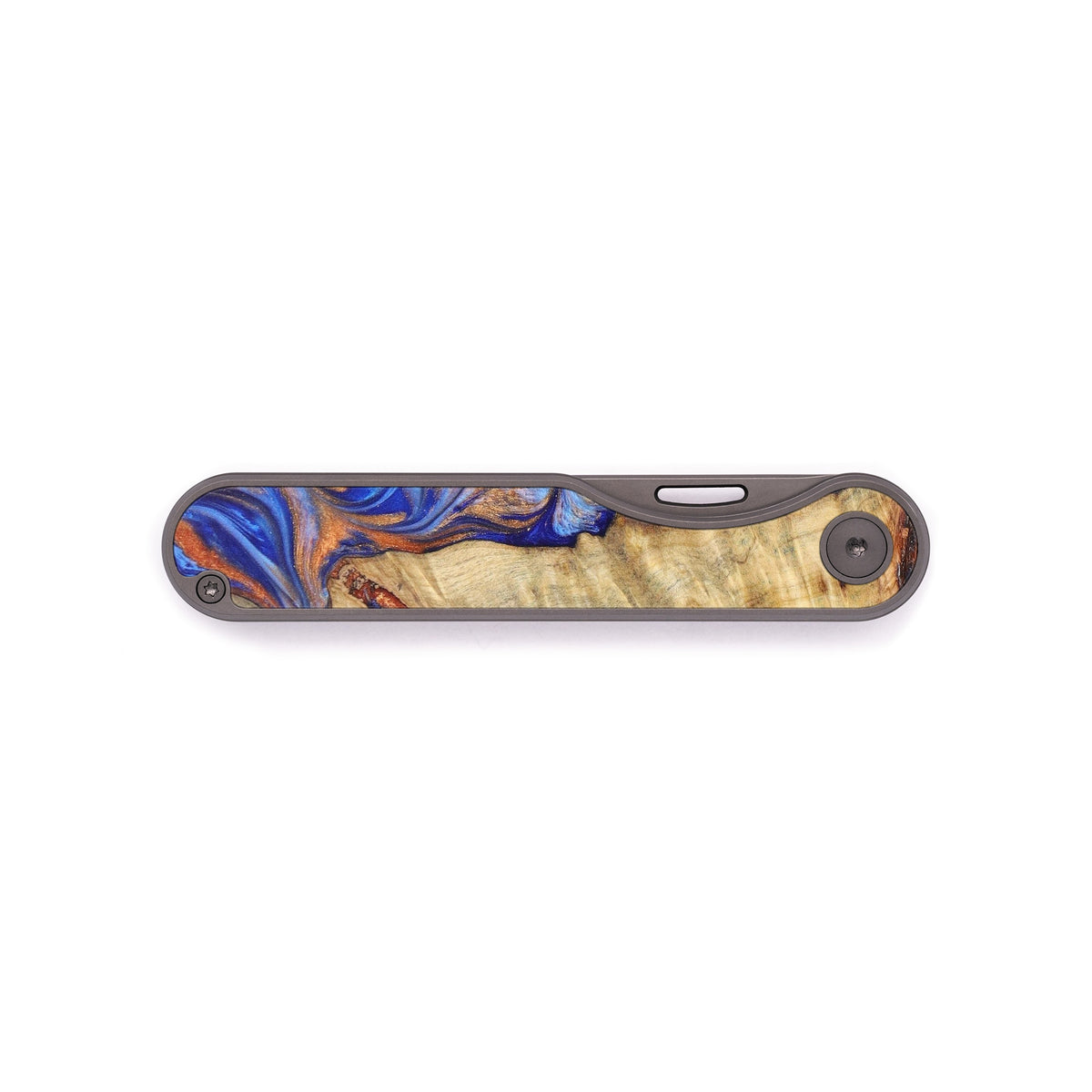 Minimalist Wood+Resin Pocket Knife - Kalyn (Mosaic, 625422) – Carved Knives