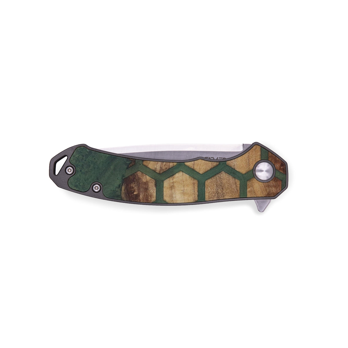 EDC Wood+Resin Pocket Knife - Weldon (Pattern, 544784) – Carved Knives