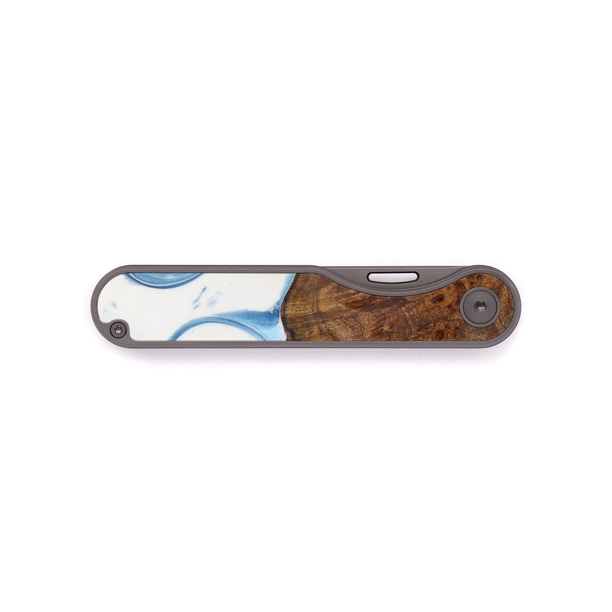 Minimalist Wood+Resin Pocket Knife - Adelice (Light Blue, 601092 ...