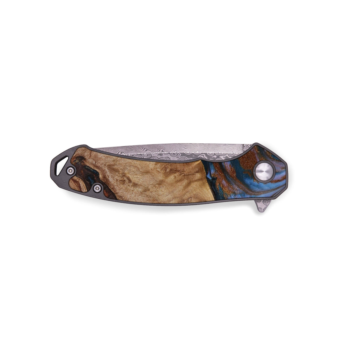 EDC Wood+Resin Pocket Knife - Effie (Artist Pick, 614907) – Carved Knives