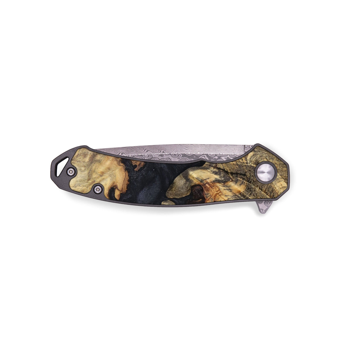 EDC Wood+Resin Pocket Knife - Keith (Artist Pick, 617954) – Carved Knives