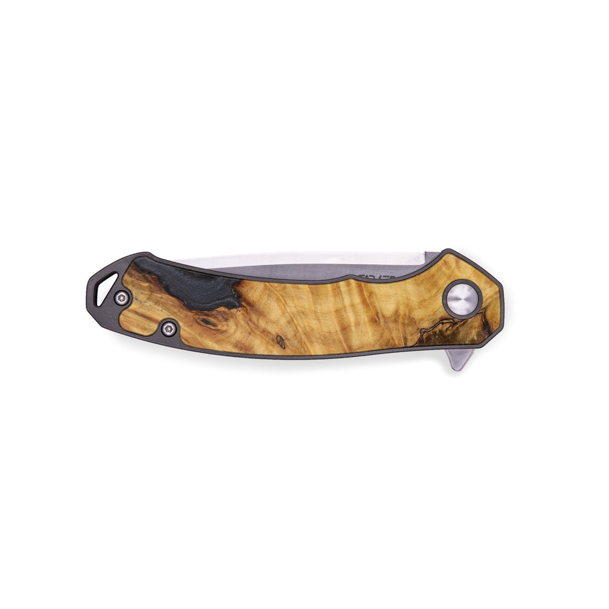 EDC Wood+Resin Pocket Knife - Mitchell (Artist Pick, 605157) – Carved ...