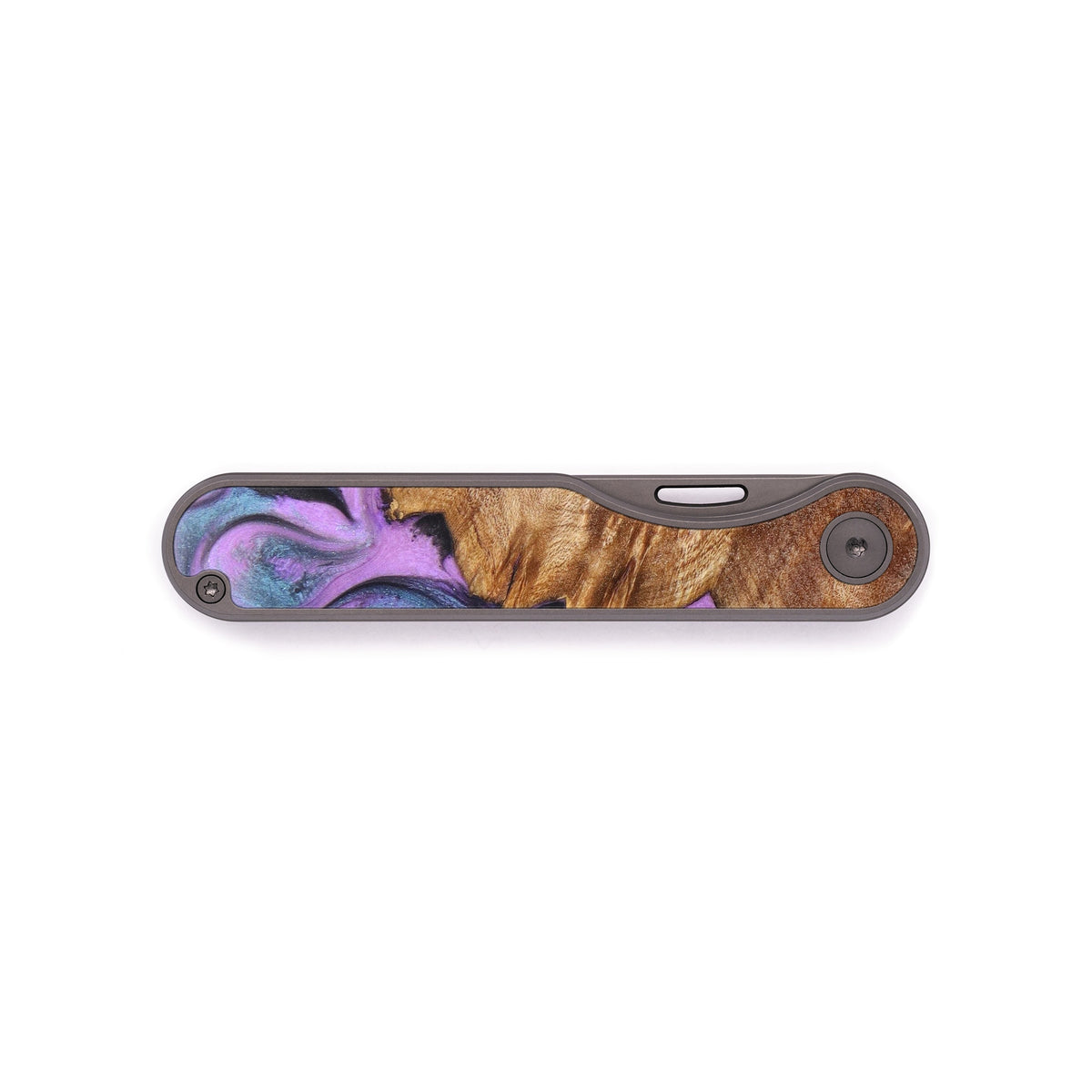 Minimalist Wood+Resin Pocket Knife - Tillie (Mosaic, 625426) – Carved ...