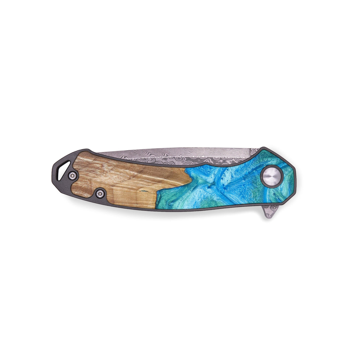 EDC Wood+Resin Pocket Knife - Emberlyn (Artist Pick, 621603) – Carved ...