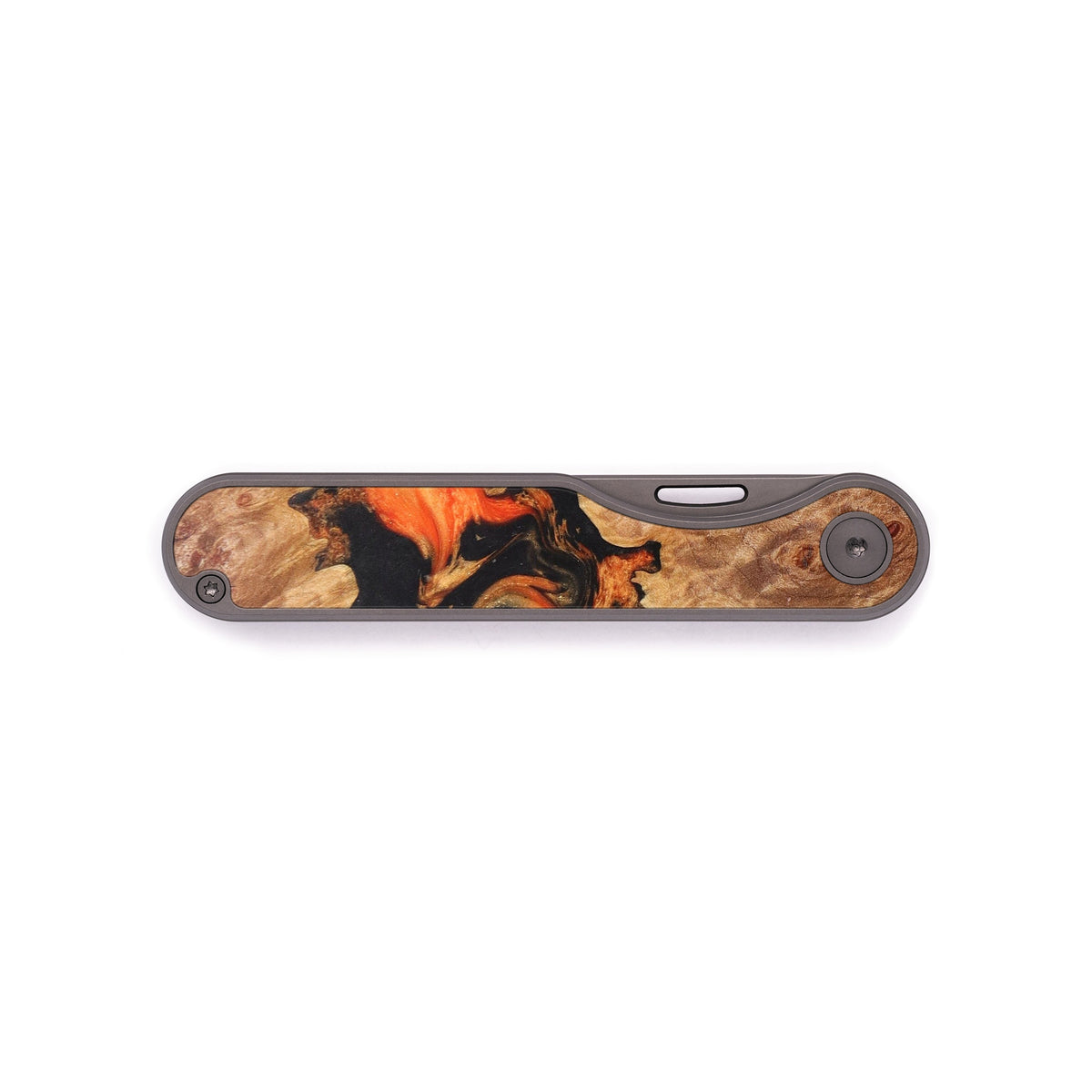 Minimalist Wood+Resin Pocket Knife - Torin (Lava, 626285) – Carved Knives