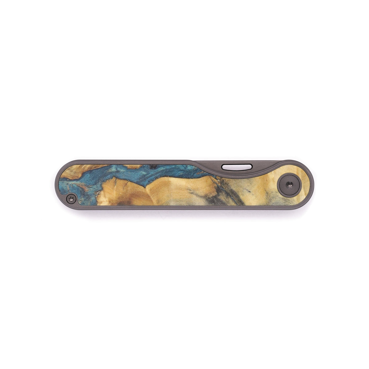 Minimalist Wood+Resin Pocket Knife - Livvyy (Dark Green, 609020 ...