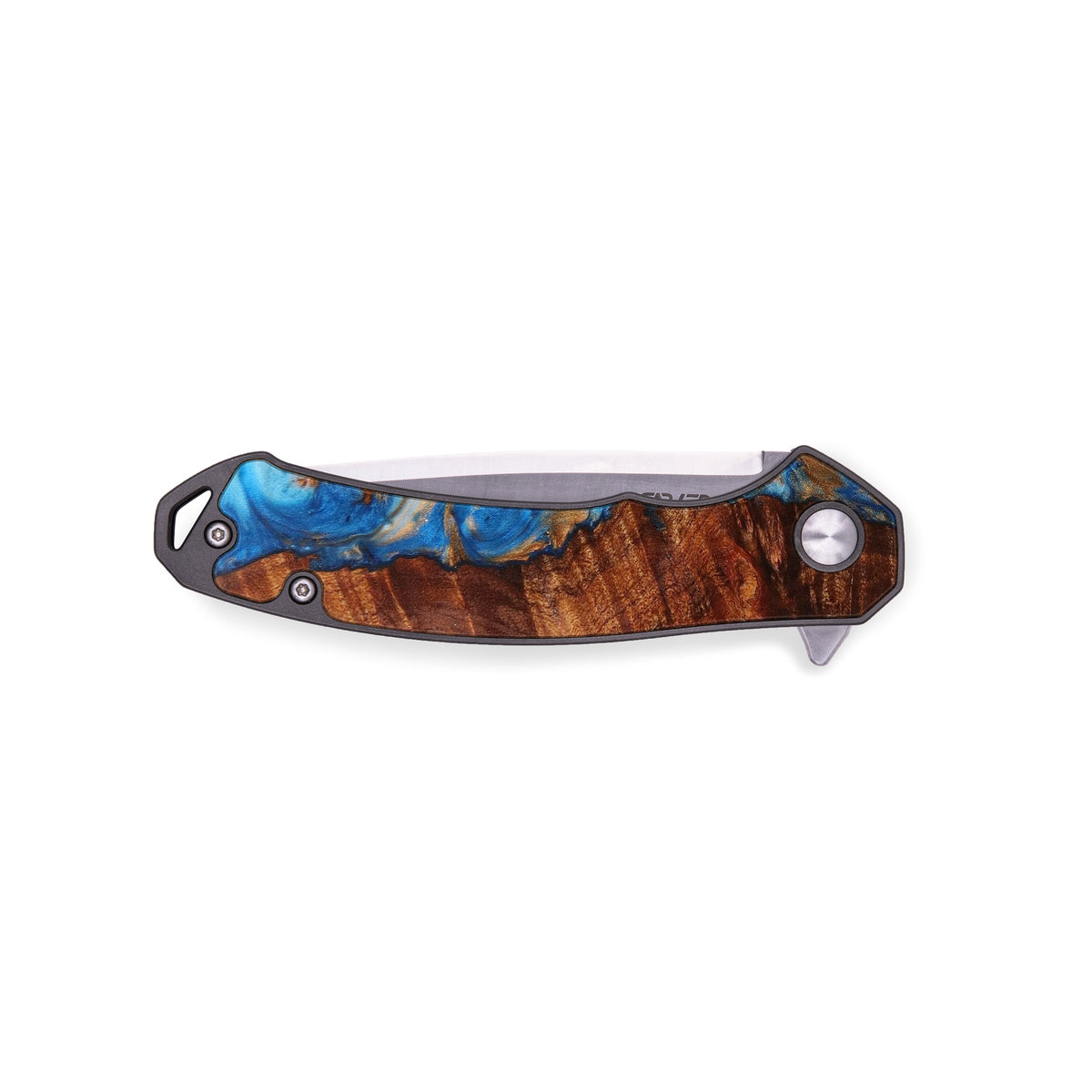 EDC Wood+Resin Pocket Knife - Ikram (Artist Pick, 605133) – Carved Knives
