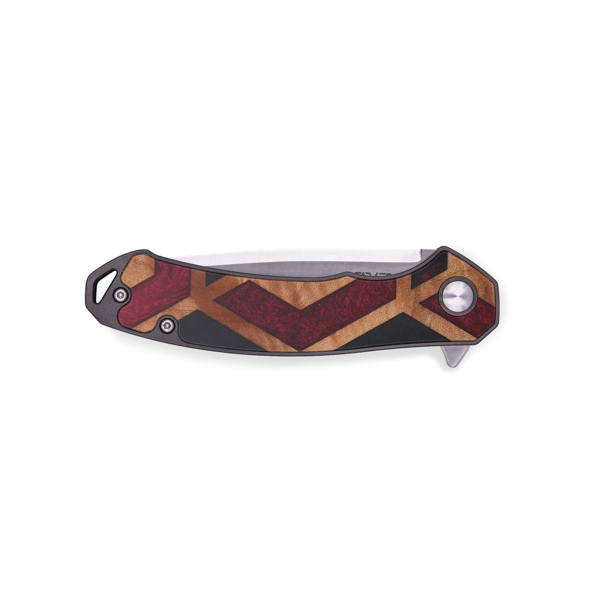 EDC Wood+Resin Pocket Knife - Florette (Pattern, 601272) – Carved Knives