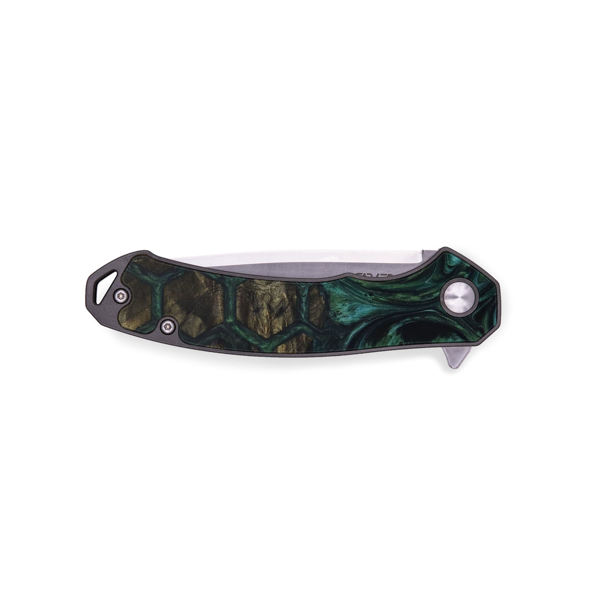 EDC Wood+Resin Pocket Knife - Rhea (Pattern, 573125) – Carved Knives